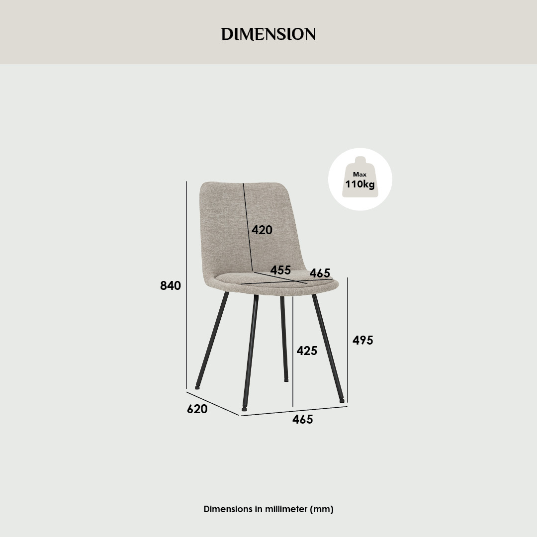 HEMI DINING CHAIR 802/80020 (#)