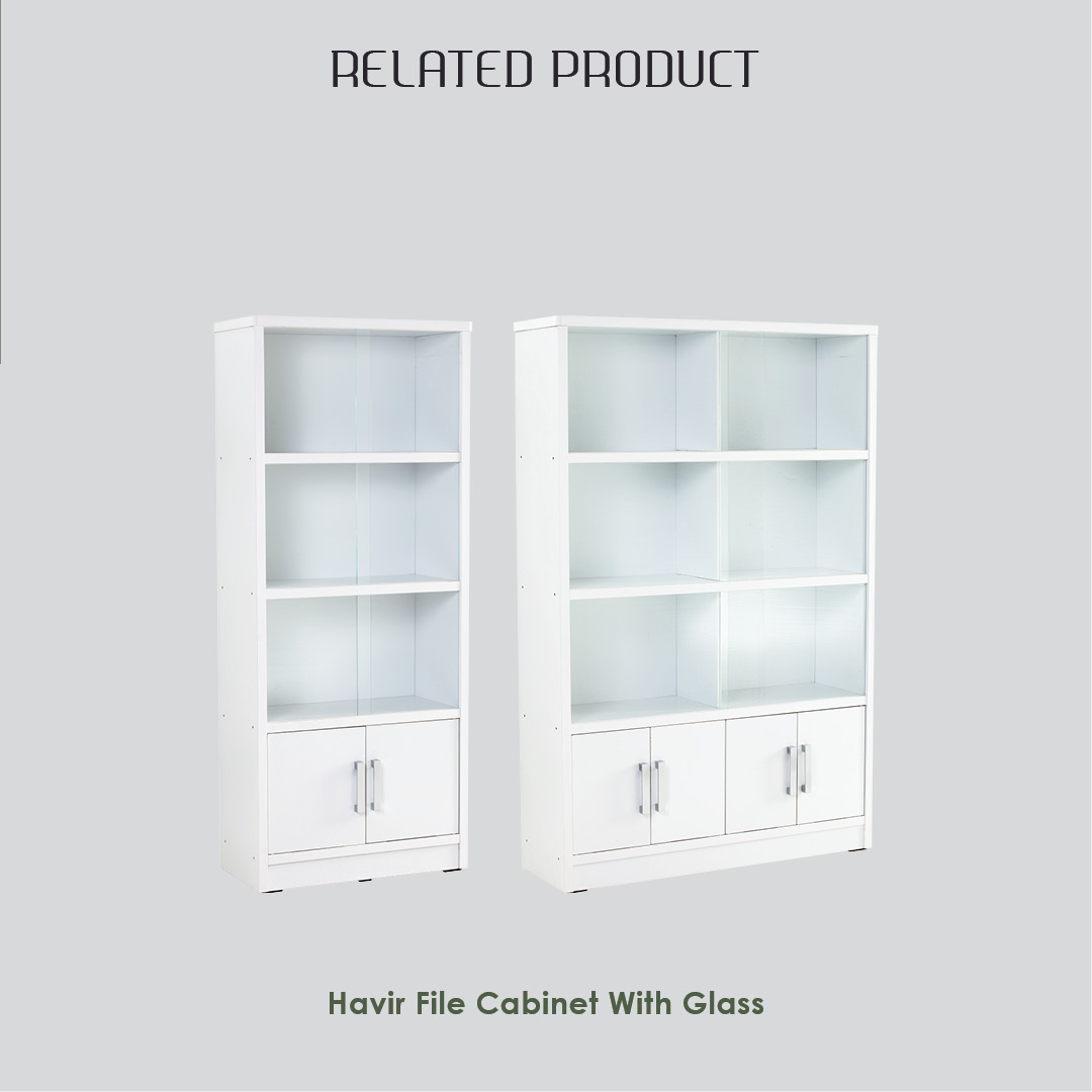 HAVIR 12 COMPARTMENT FILE CABINET SONOMA DARK